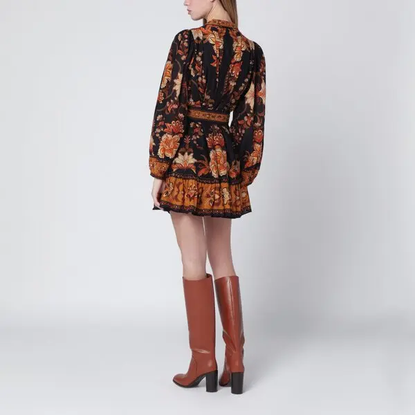 Farm Rio Majestic Garden Mini Dress
