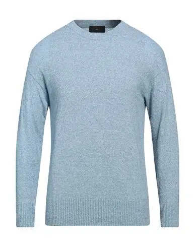 LIU •JO MAN Sweater In Light Cotton And Polyamide - Blue