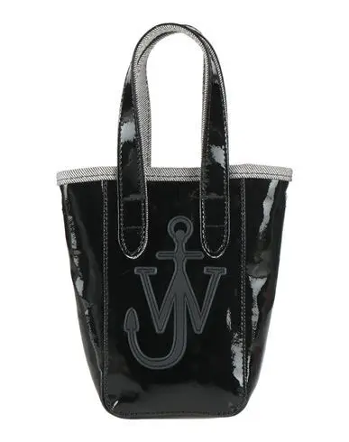 JW Anderson Handbag With Logo And Detachable Shoulder Strap - Black