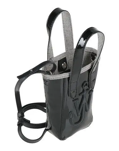 JW Anderson Handbag With Logo And Detachable Shoulder Strap - Black