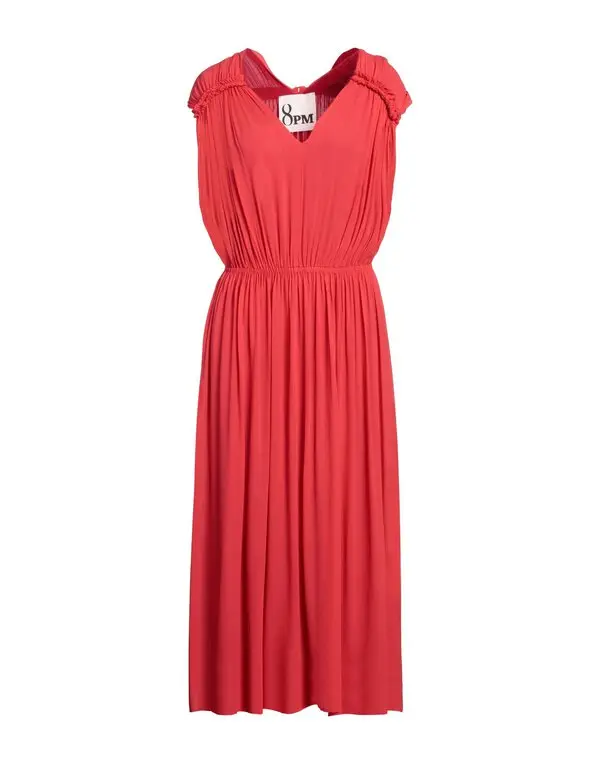 8PM Viscose Georgette Midi Dress