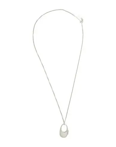 Coperni Metal Pendant Necklace - Silver