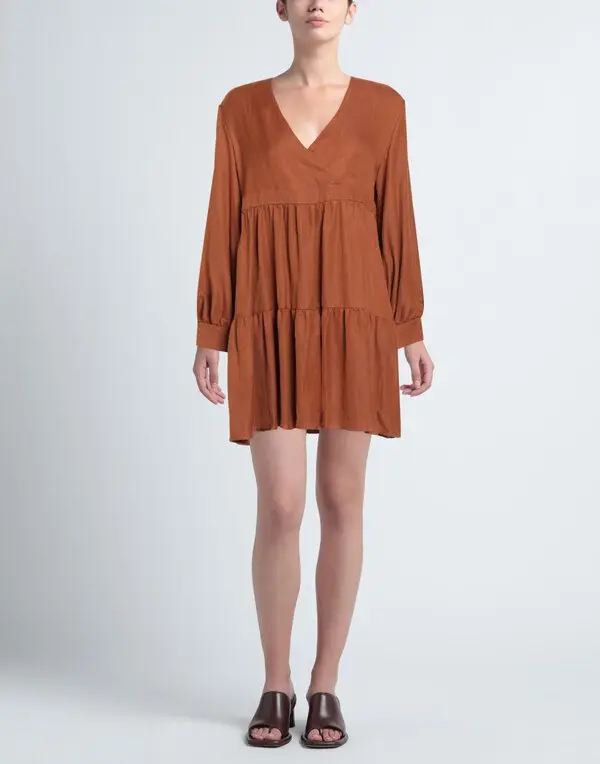 MANILA GRACE Mini Dress Linen And Viscose