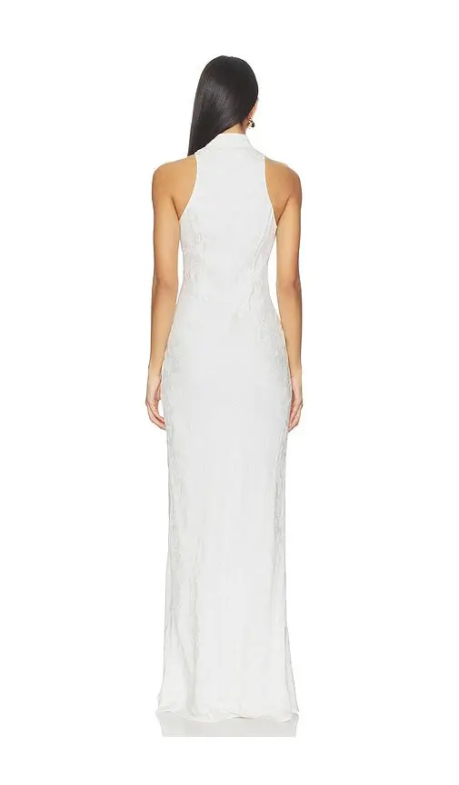 Stone Cold Fox X Cindy Maxi Dress In Ivory Jacquard - 6% Off | Editorialist
