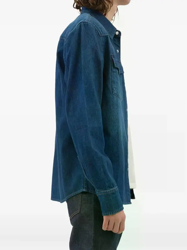 A.p.c. Double-pocket Denim Shirt
