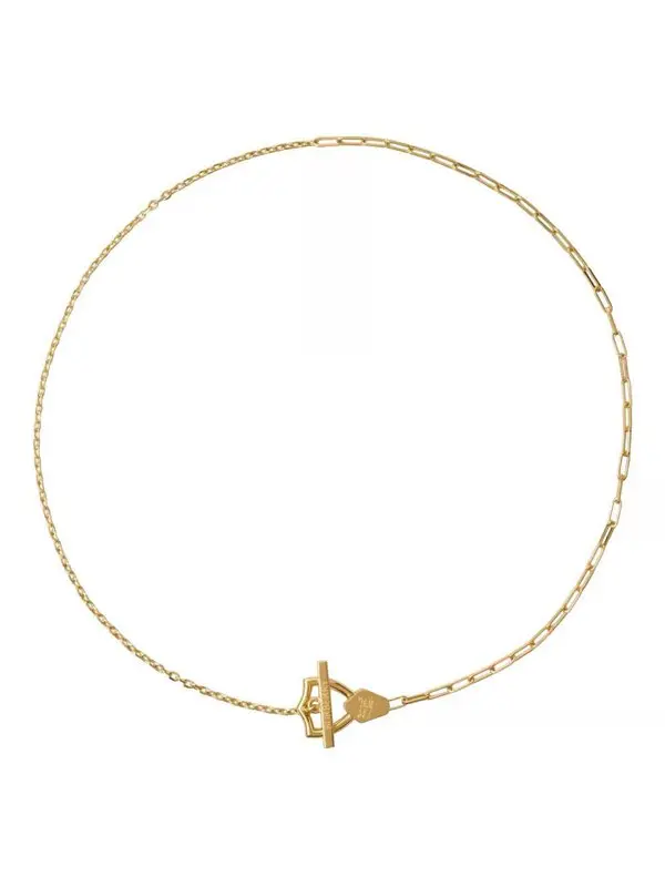 Burberry Shield Chain Necklace - Gold