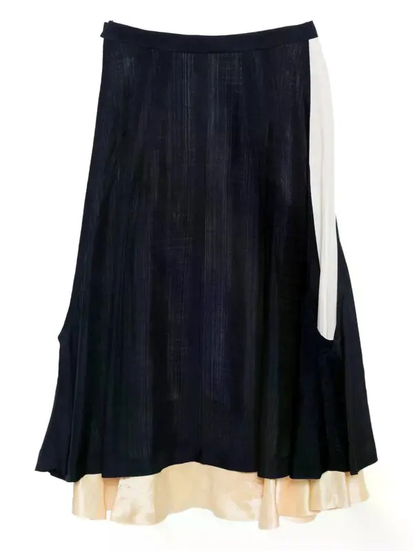 Toga Plain Weave Layered Skirt