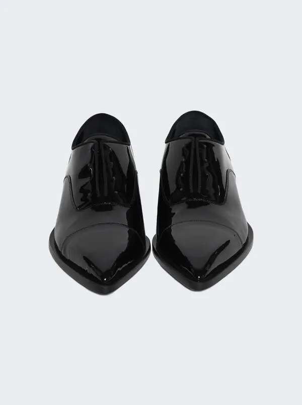 LANVIN Patent Leather Brogue Oxford
