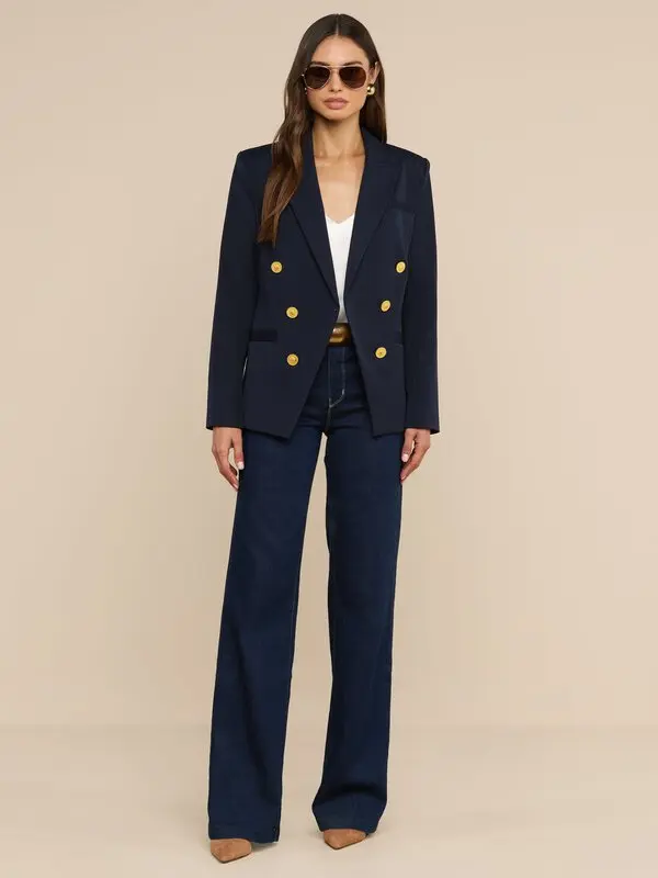 L'Agence Kyomi Double-breasted Blazer