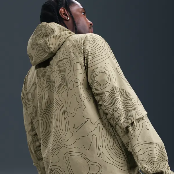 Nike Tech Full-zip Woven Windrunner Jacket - Brown