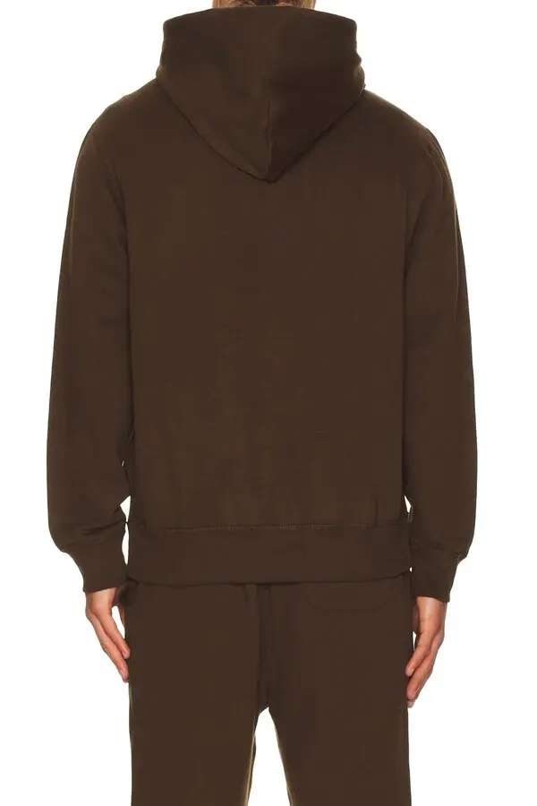 Ralph Lauren Long Sleeve Rl Fleece Pullover Hoodie - Nutmeg Brown