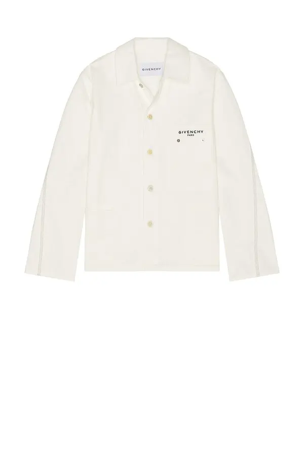 Givenchy Patch Pockets Jacket - White