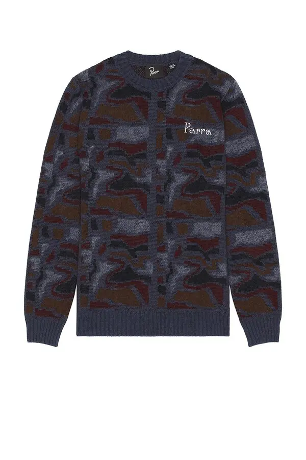 PARRA Repeat Ftp Booster Knitted Pullover