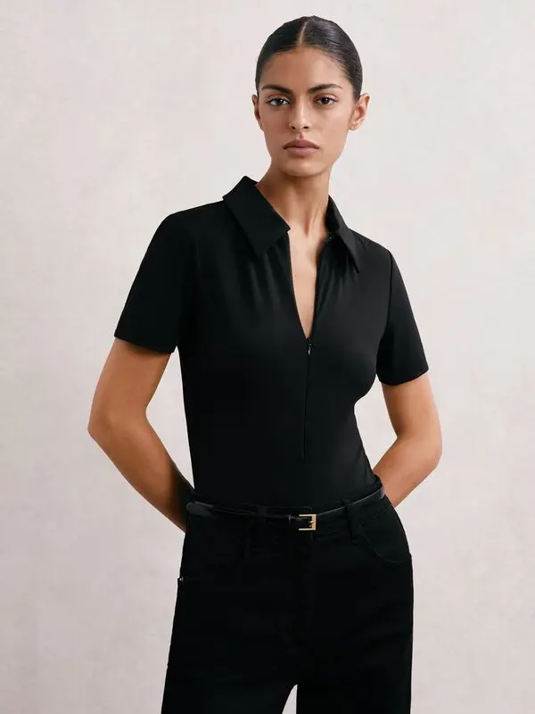 Good American Scuba Collared Bodysuit