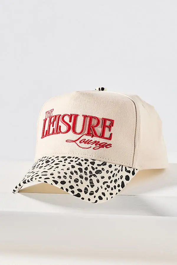 KENZ KUSTOMZ Animal Brim Trucker Hat - Ivory Leisure Lounge