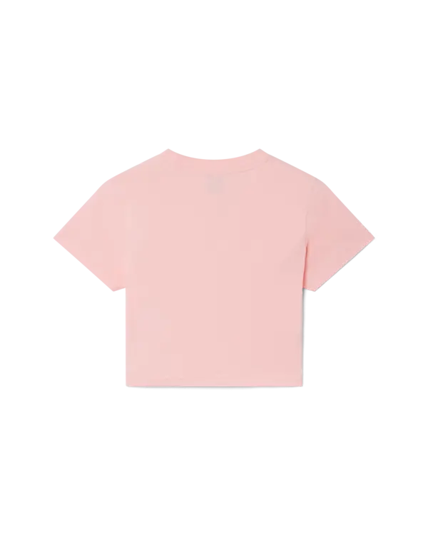 Casablanca Orchid Logo Cropped Baby Tee