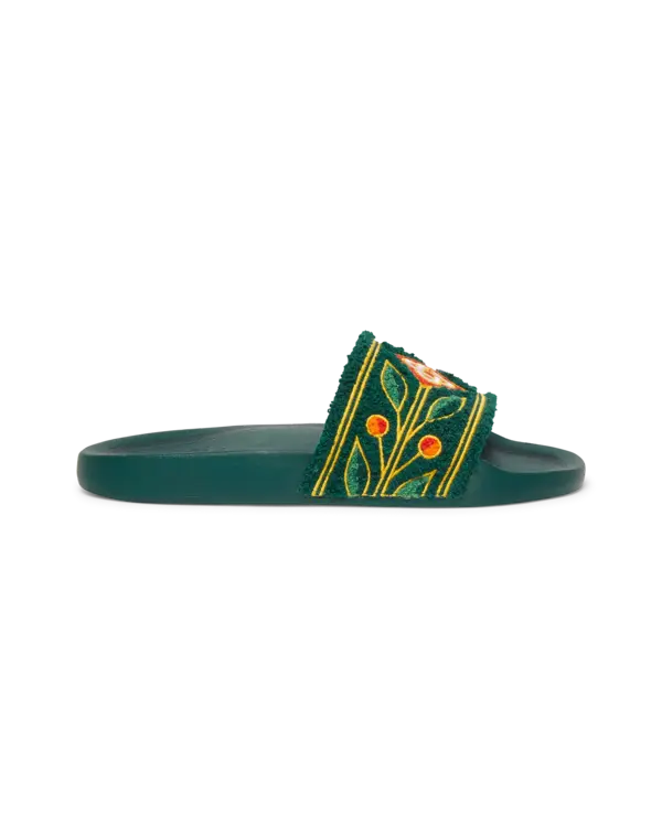 Casablanca Laurel Terry Slides - Multicolor