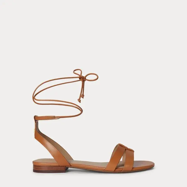 Ralph Lauren Paloma Leather Sandal
