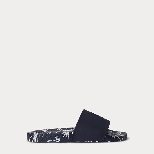 Ralph Lauren Palm-tree-print Slide