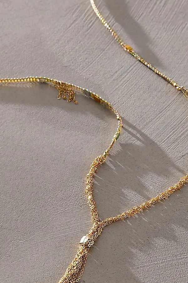 IWONA LUDYGA DESIGN Phoenix Fringe Necklace