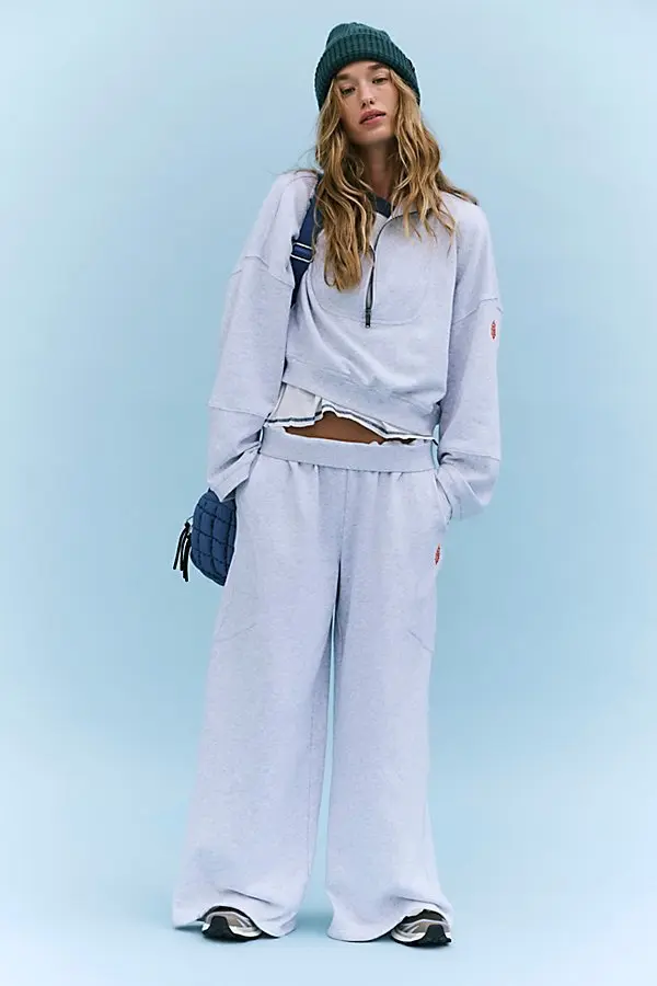 Free People Boundless Set - White Heather Grey