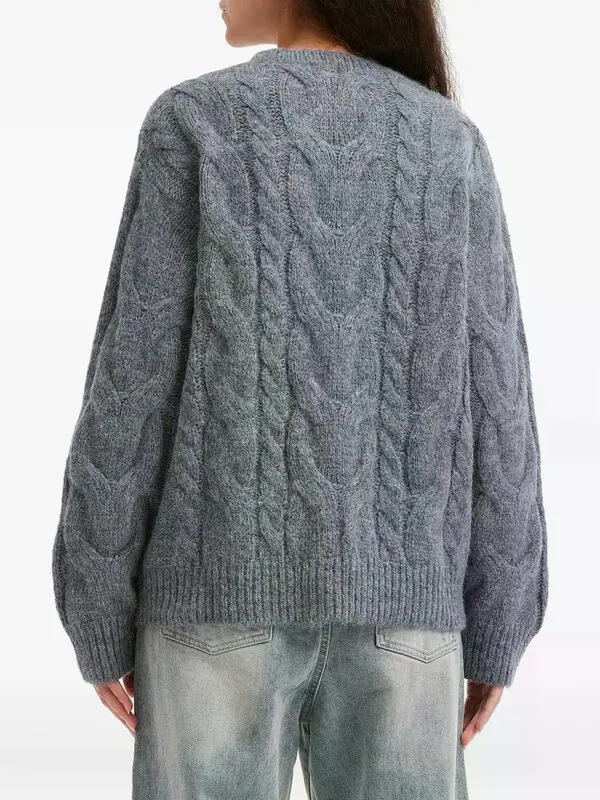 B+AB Cable-knit Zip-up Cardigan