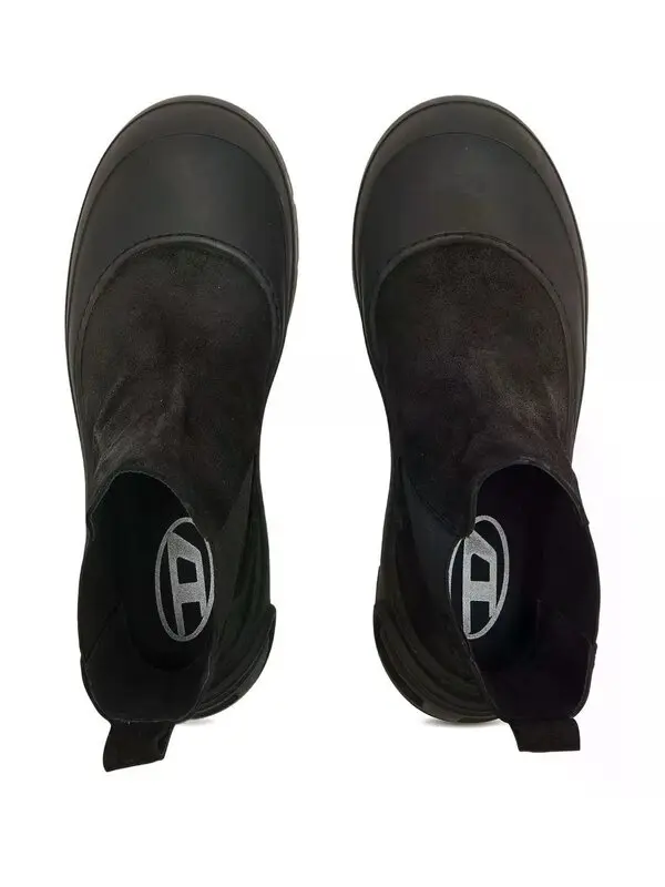 DIESEL® Logo Detail Chelsea Boots