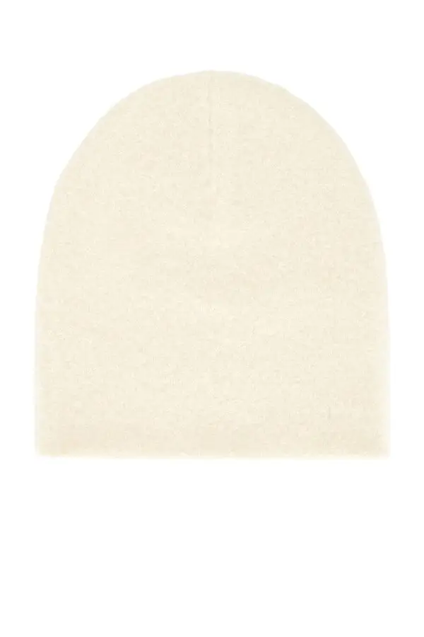 Eterne Dillon Cashmere Beanie - Cream