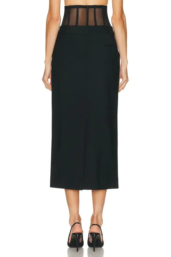 Monse Corset Pencil Skirt