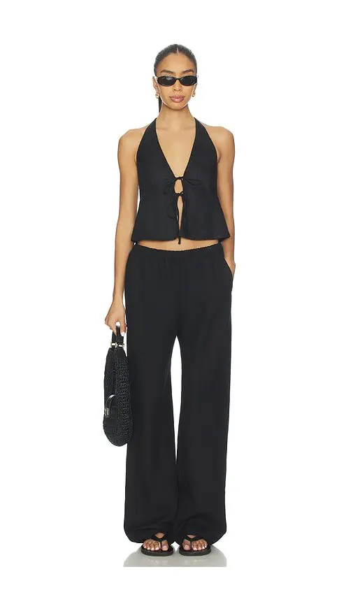 L*Space Halterneck Top - Black