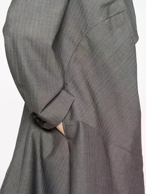 Comme Des Garçons Asymmetric Wool Coat