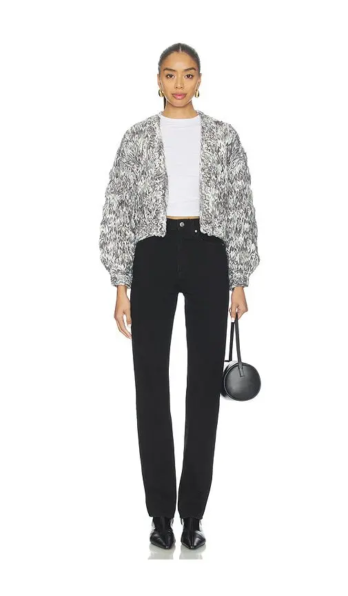 Callahan Gigi Cardigan Chunky Knit Cropped Sweater