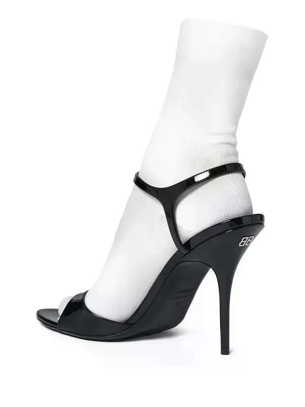Balenciaga 110mm Avenue Buckle Strap Pumps