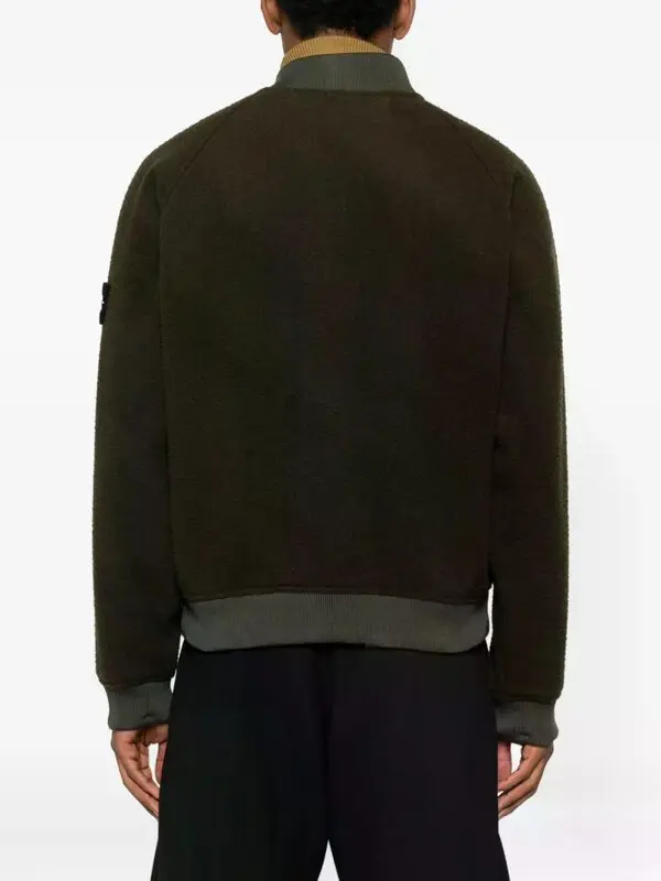 Stone Island Logo-patch Bomber Jacket