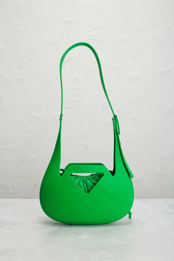 Bottega Veneta Small Moulded Shoulder Bag - Parakeet