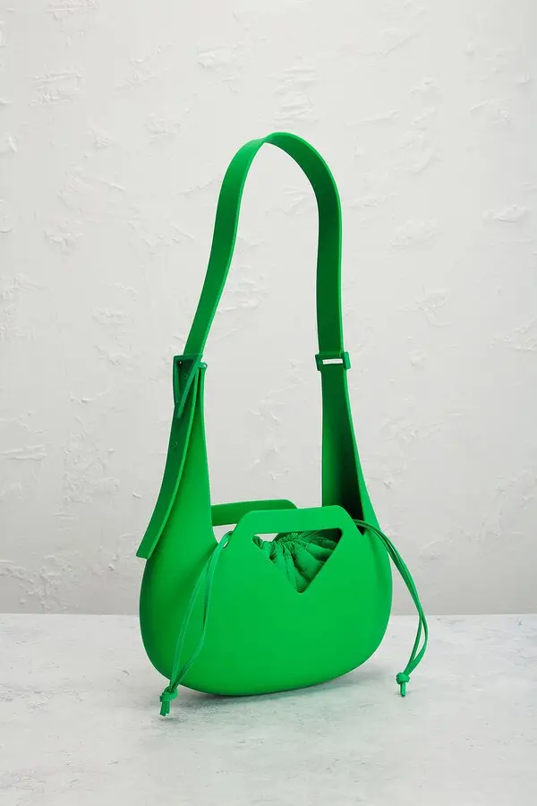 Bottega Veneta Small Moulded Shoulder Bag - Parakeet