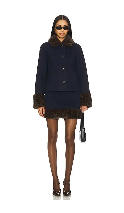Lpa Robby Jacket With Faux Fur Trim