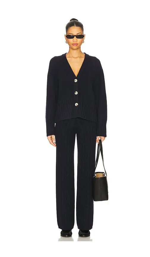 Soft Goat V-neck Cashmere Cardigan