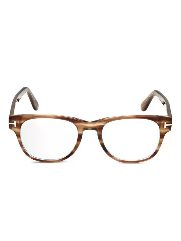 TOM FORD Square-frame Glasses - Brown