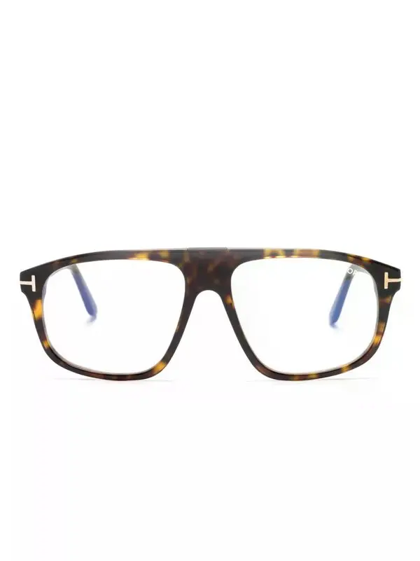 TOM FORD Pilot Frame Glasses - Brown