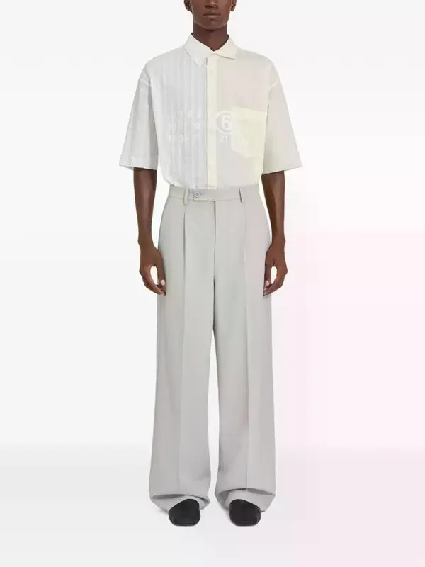 MAISON MARGIELA Button-fastening Trousers - Neutrals