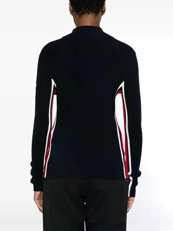 Fusalp Deltanao Side-stripe Zip-neck Sweater