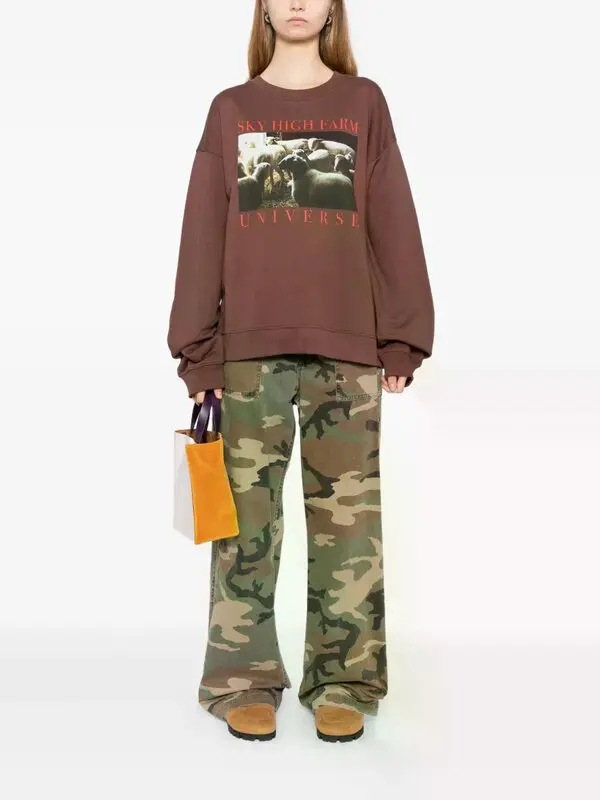SKY HIGH FARM WORKWEAR Graphic-print Sweater