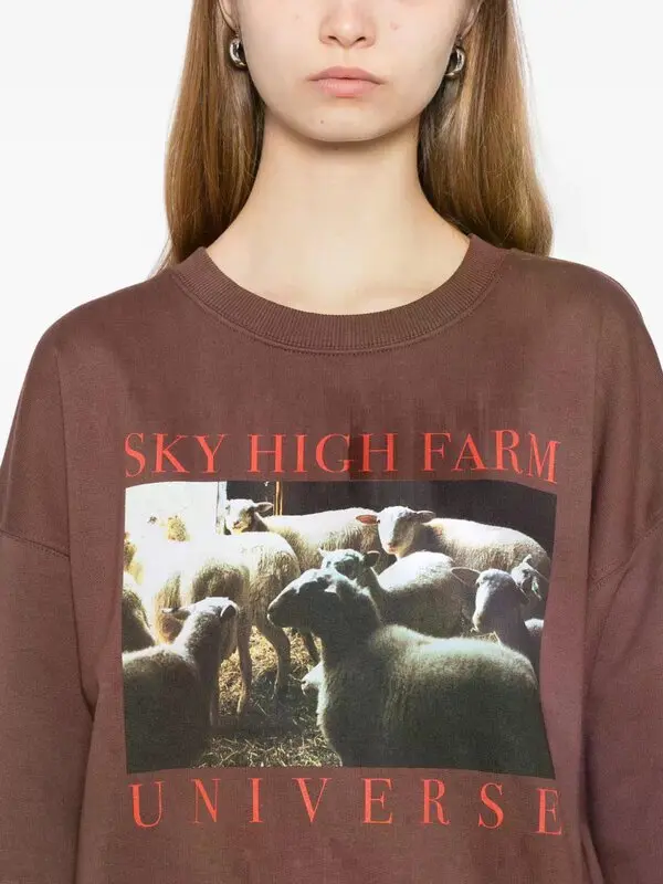 SKY HIGH FARM WORKWEAR Graphic-print Sweater
