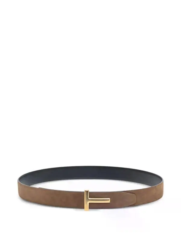 TOM FORD Suede Belt - Brown