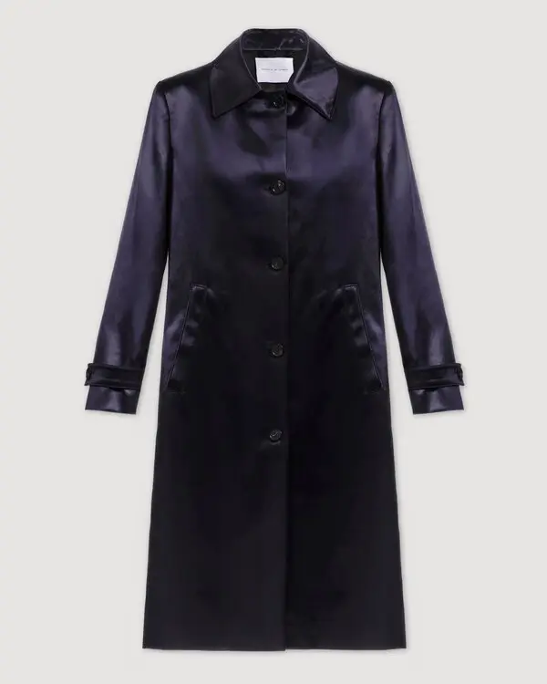 Veronica De Piante Heather Coat In Technical Cotton