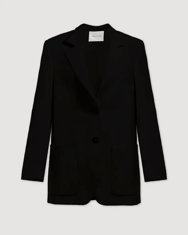 Veronica De Piante Sebastian Silk Jacket - Black