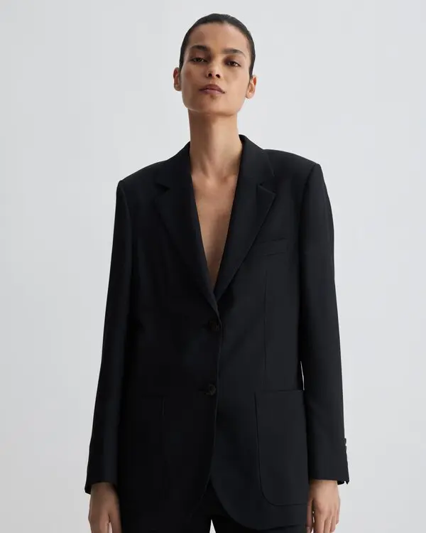 Veronica De Piante Sebastian Silk Jacket - Black