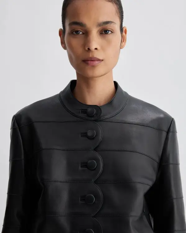 Veronica De Piante Rory Nappa Leather Jacket
