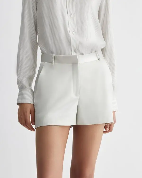 Veronica De Piante Belle Technical Cotton Shorts